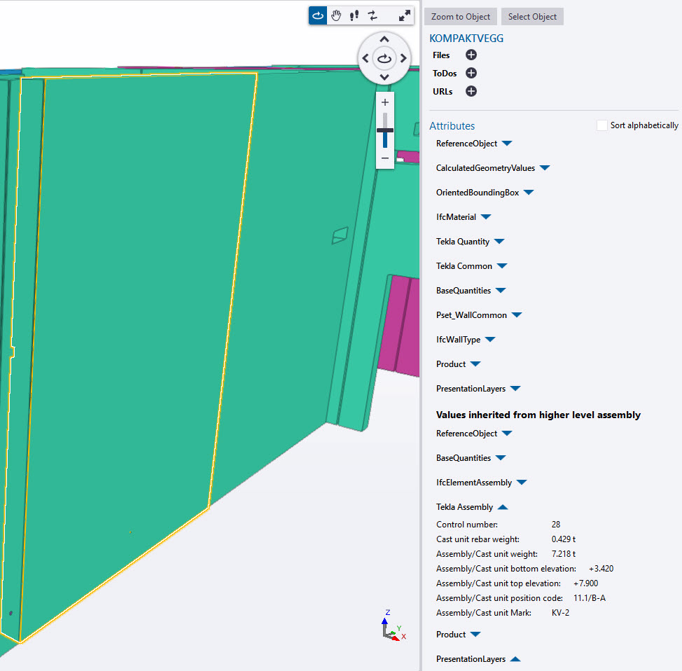 Differences In Visible Attributes In Browser And Desktop Version Of Trimble Connect Trimble